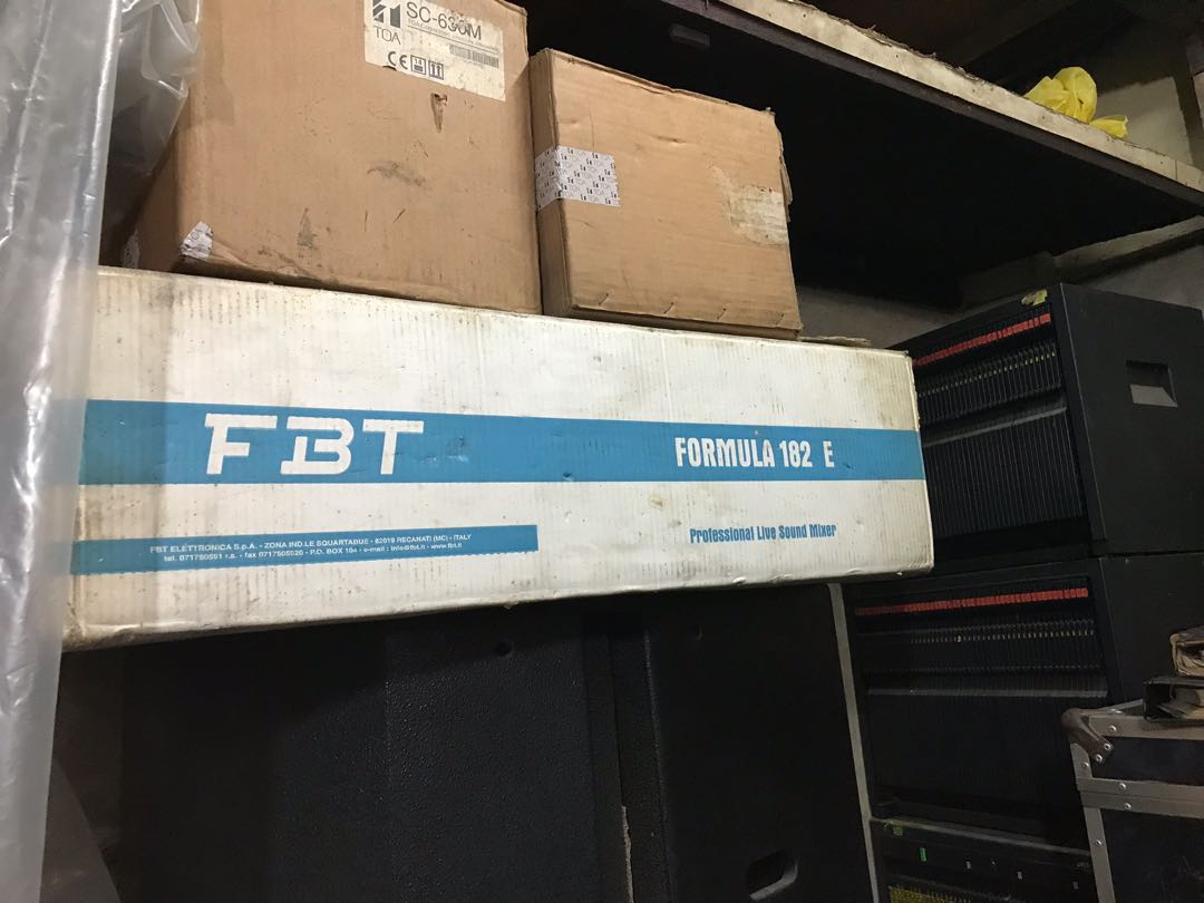 FBT Formula 182E audio mixer, Audio, Soundbars, Speakers & Amplifiers ...
