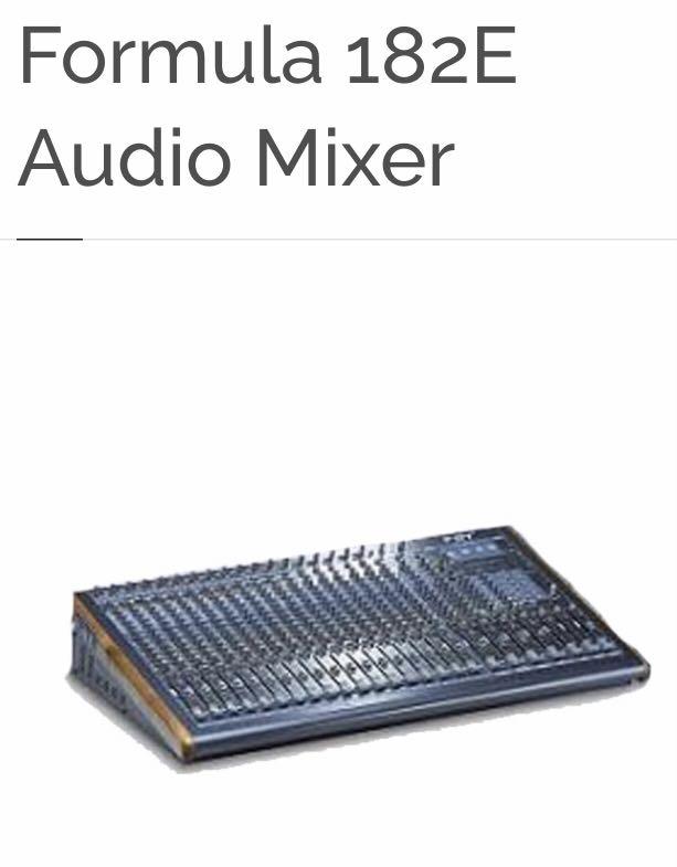 FBT Formula 182E audio mixer, Audio, Soundbars, Speakers & Amplifiers ...