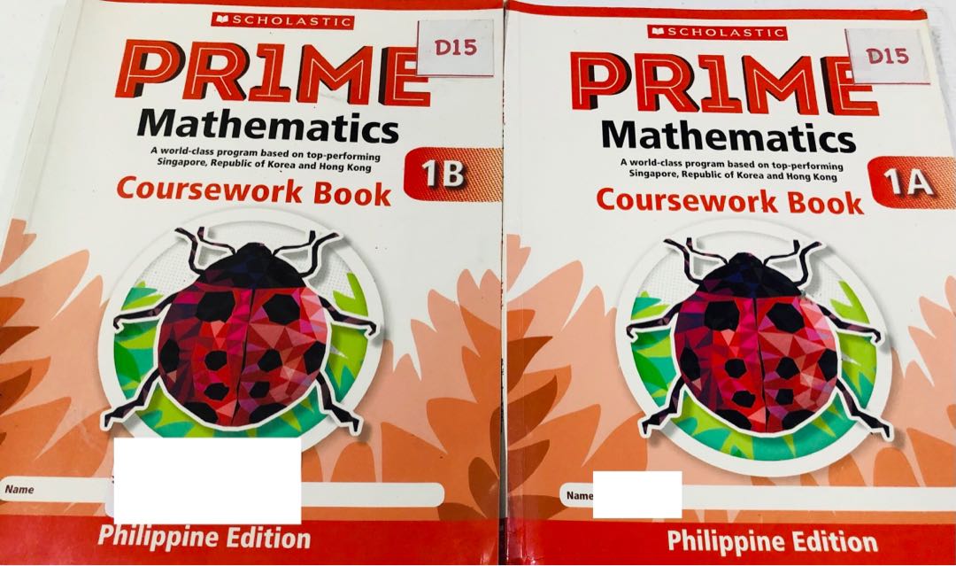 Grade 1 Singapore Math Book Scholastics Prime Mathematics 1A & 1B ...