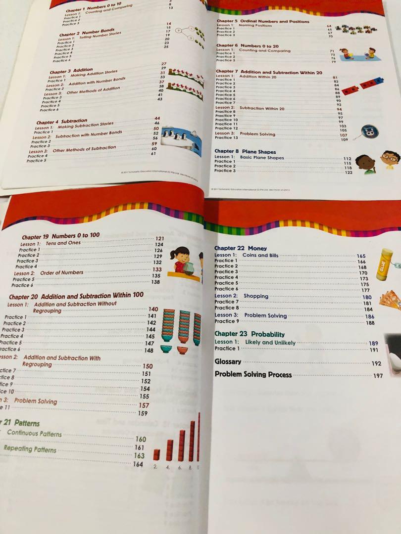 Grade 1 Singapore Math Book Scholastics Prime Mathematics 1A & 1B ...