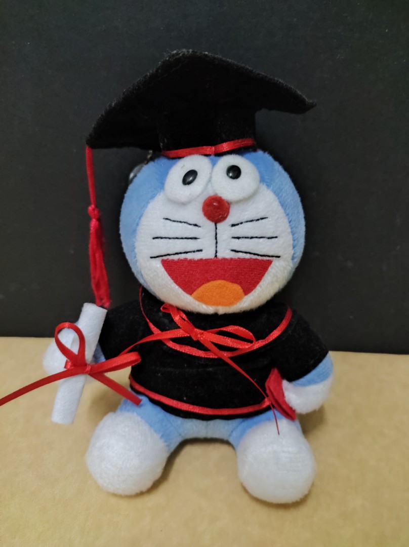 Graduation Doraemon doll, Hobbies & Toys, Toys & Games on Carousell