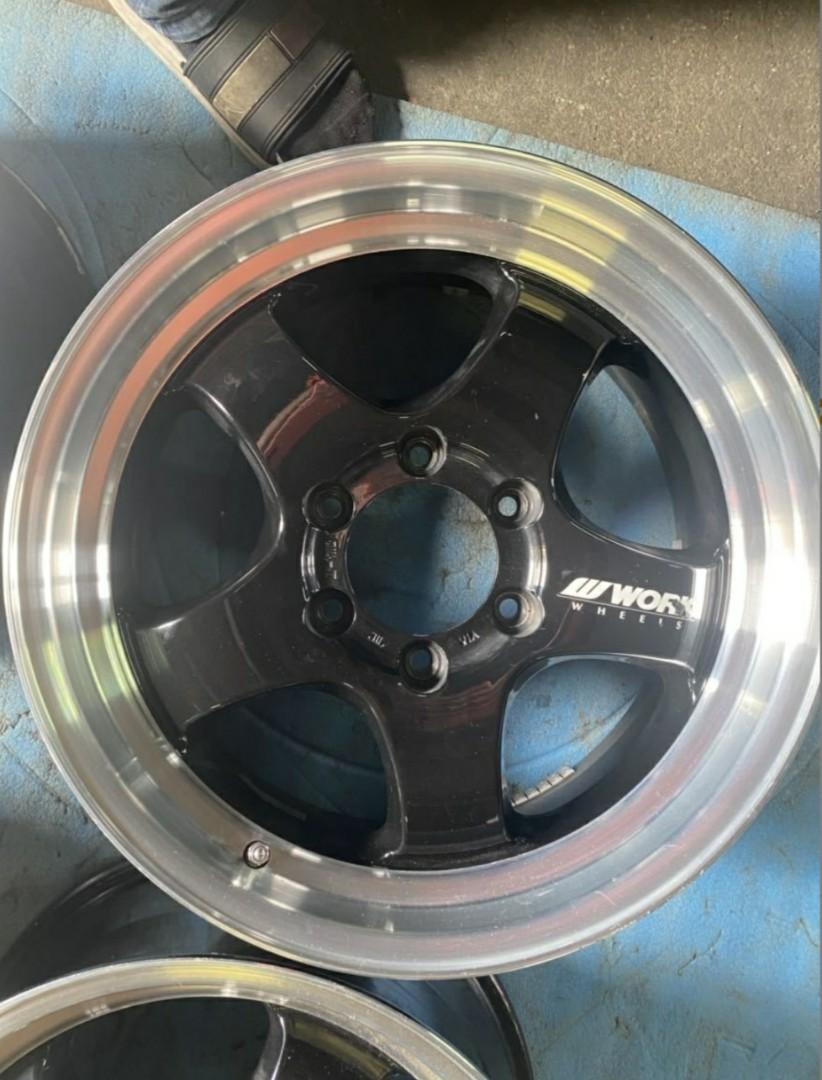 Hiace 18'inch Work XTRAP Rims, Car Accessories, Tyres & Rims on Carousell