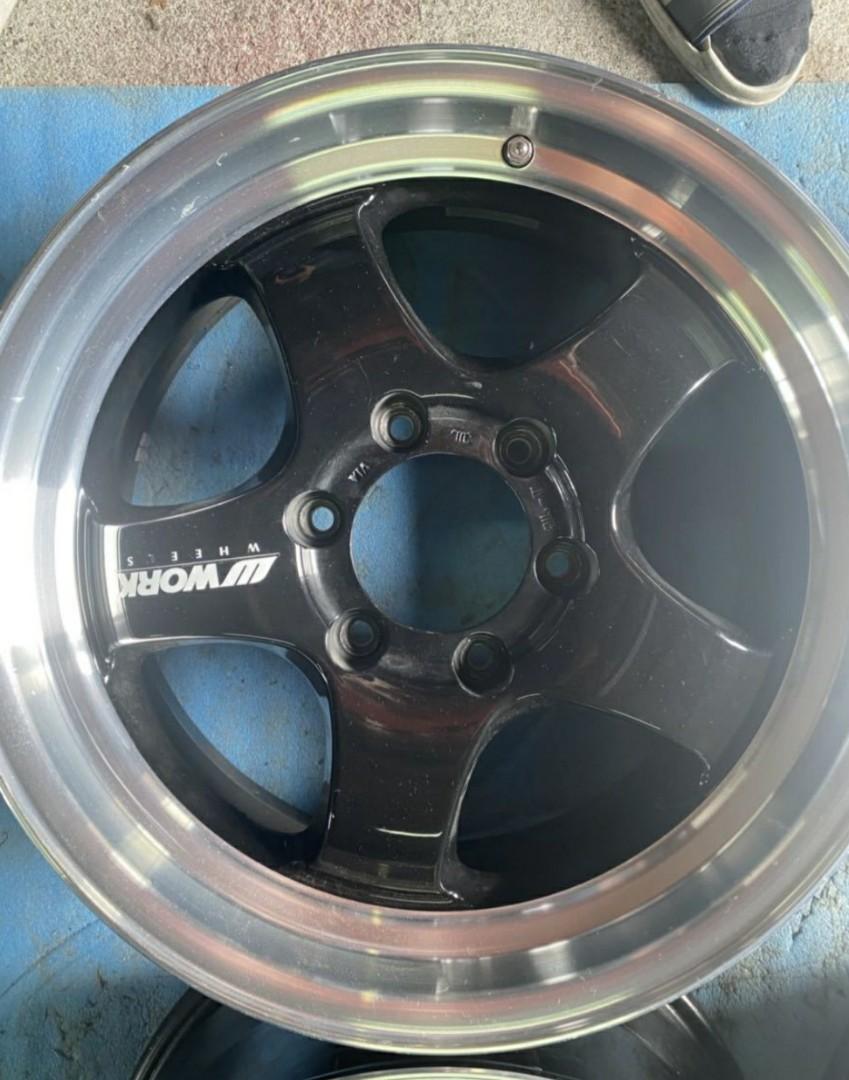 Hiace 18'inch Work XTRAP Rims, Car Accessories, Tyres & Rims on Carousell