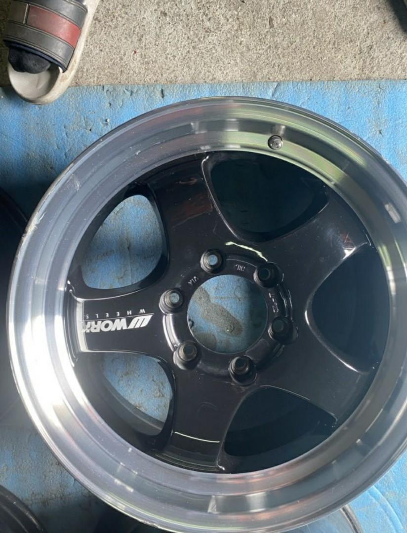 Hiace 18'inch Work XTRAP Rims, Car Accessories, Tyres & Rims on Carousell