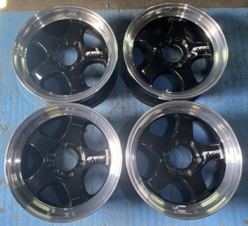 Hiace 18'inch Work XTRAP Rims, Car Accessories, Tyres & Rims on Carousell