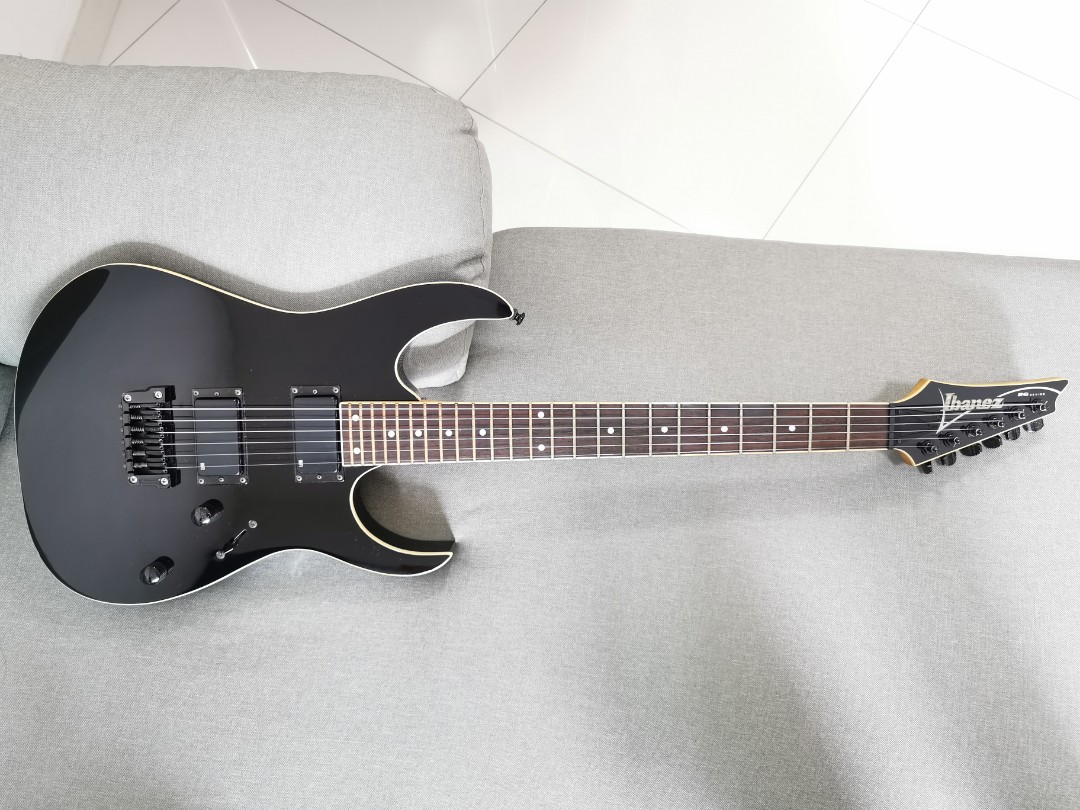 Ibanez RGR321EX Electric Guitar (Black), Hobbies & Toys, Music & Media ...