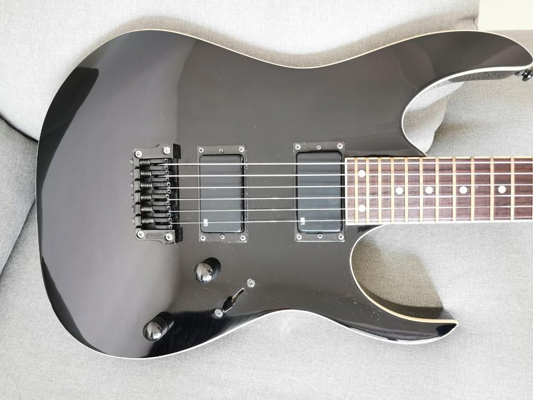 Ibanez RGR321EX Electric Guitar (Black), Hobbies & Toys, Music & Media ...