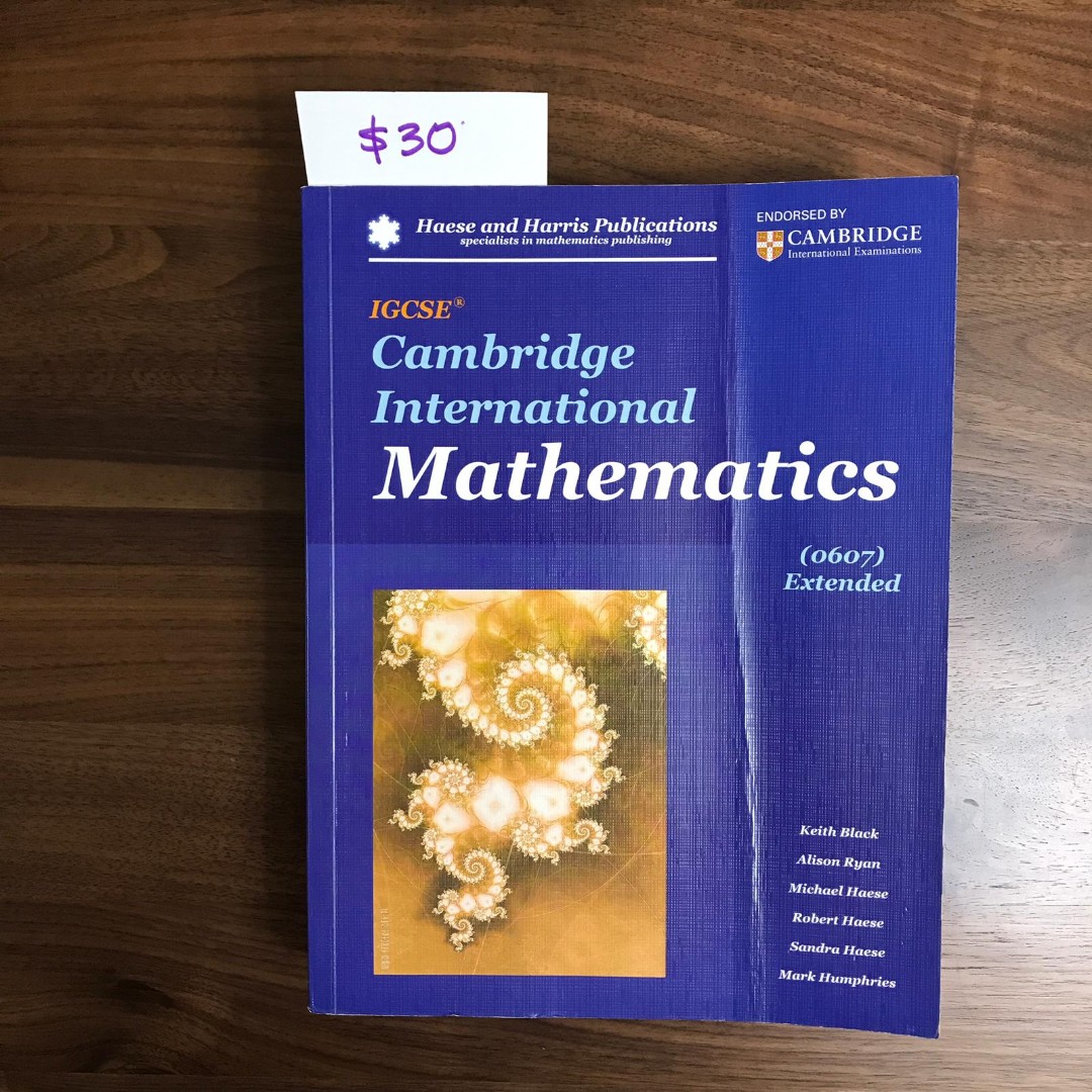 IGCSE mathematics 0607, Hobbies & Toys, Books & Magazines, Textbooks on ...