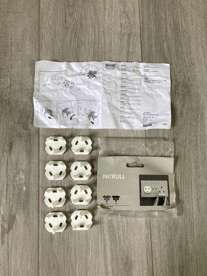 Ikea Patrull 插座安全蓋 Socket safety cover （荷蘭製造 Made in the Netherlands ...