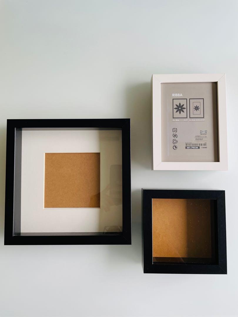 6 x IKEA RIBBA Photo Frame Bundle I Various sizes, Furniture & Home ...