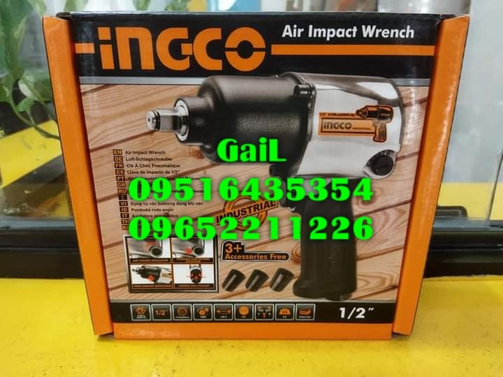INGCO 1/2" Impact Wrench / Air Impact Wrench (AIW12562), Commercial ...