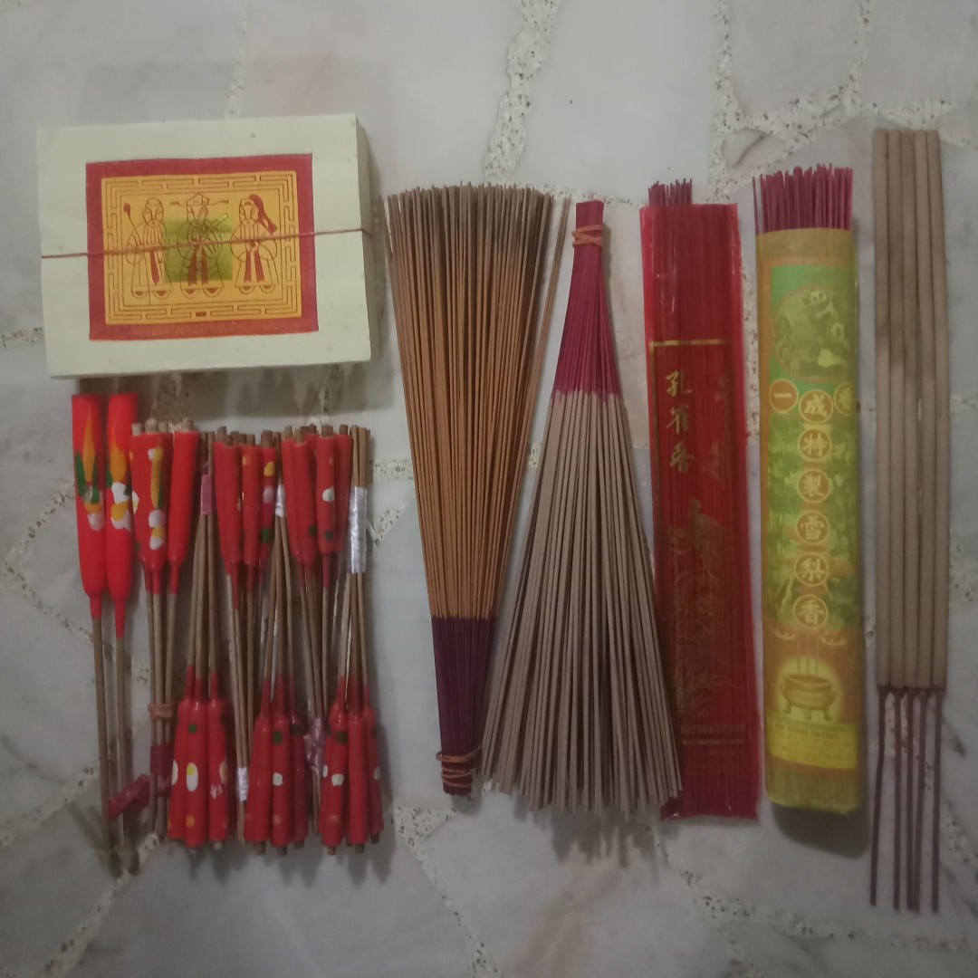 joss sticks (incense), joss paper, prayer candles, Everything Else on ...