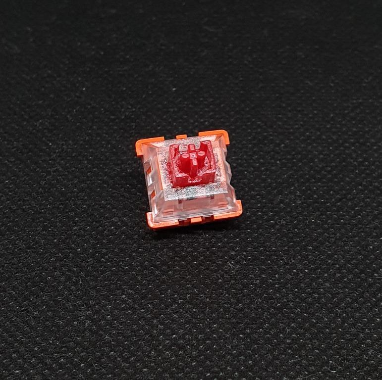 (Upgraded)Keychron Lava Red Optical switch, Computers & Tech, Parts ...