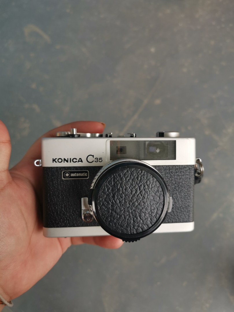 Konica C35 vintage camera, Photography, Cameras on Carousell