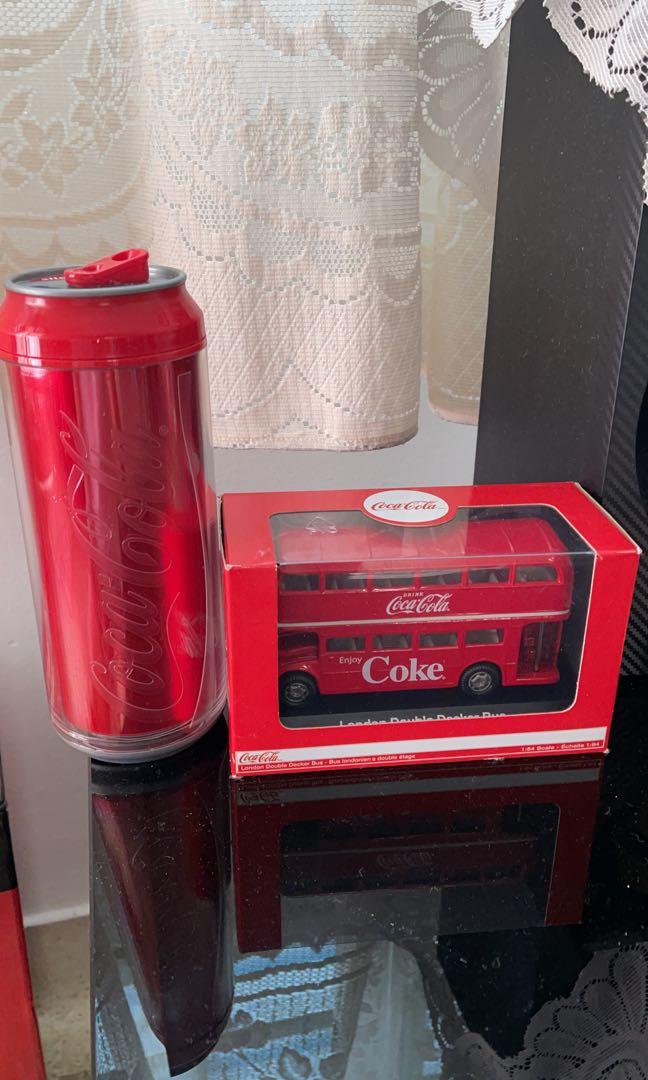 Limited edition coke bus model and tumbler, Everything Else on Carousell