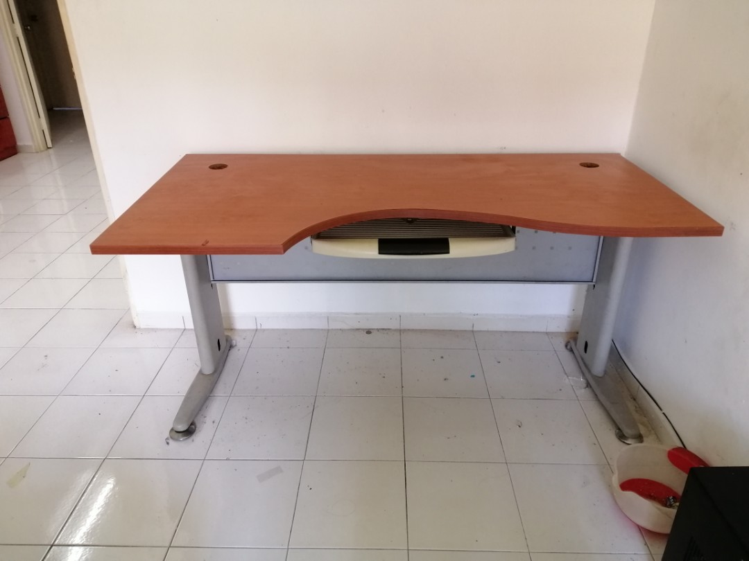 Meja computer table, Furniture & Home Living, Furniture, Tables & Sets ...