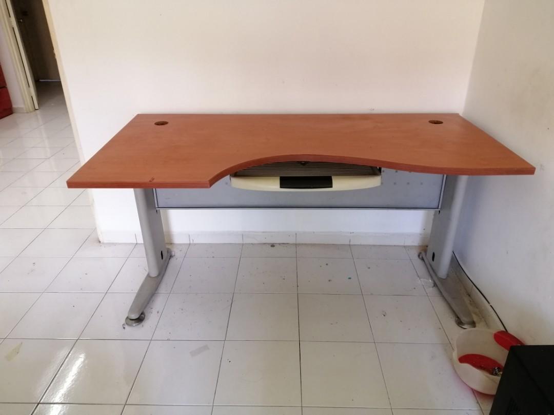 Meja computer table, Furniture & Home Living, Furniture, Tables & Sets ...