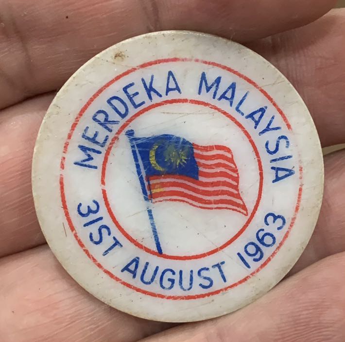 Merdeka 1963 Badge, Hobbies & Toys, Collectibles & Memorabilia, Vintage ...