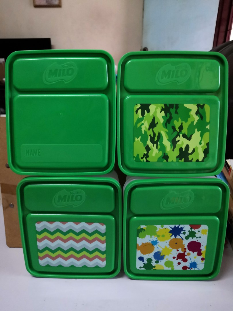 Milo container 2 grids, Furniture & Home Living, Kitchenware ...