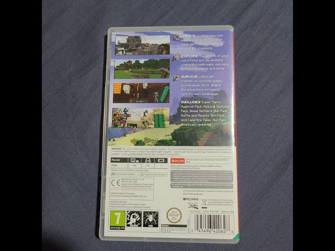 Minecraft (Nintendo Switch), Video Gaming, Video Games, Nintendo on ...