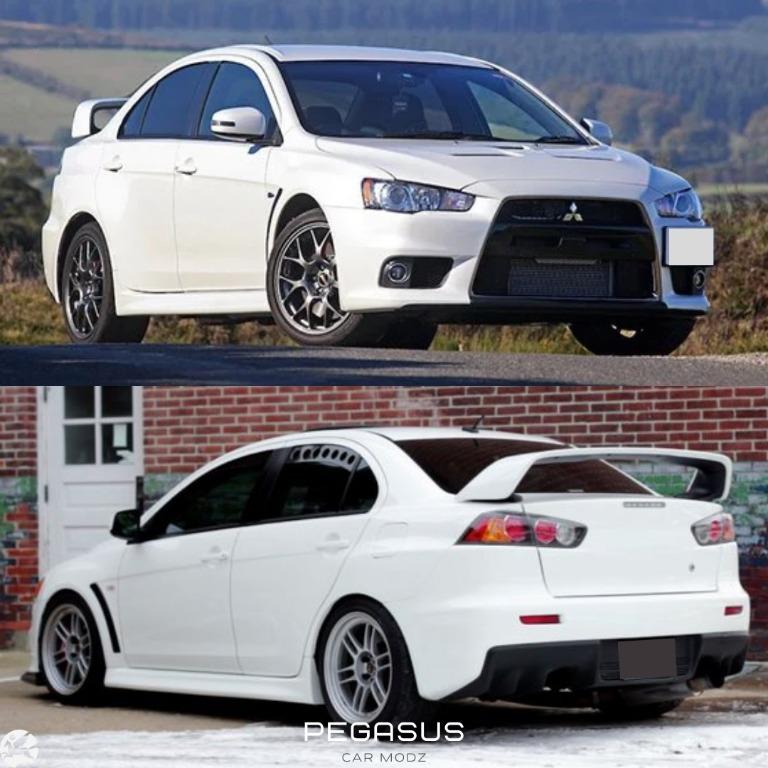 Mitsubishi Lancer EX Bodykit Conversion Mod to EVO 10 kit, Car ...