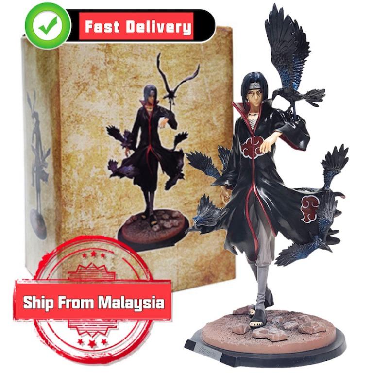 Naruto Shippuden Akatsuki Uchiha Itachi Crow Action Figure 34cm PVC ...