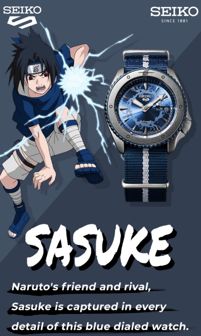 Naruto x Seiko Watch, Luxury, Watches on Carousell