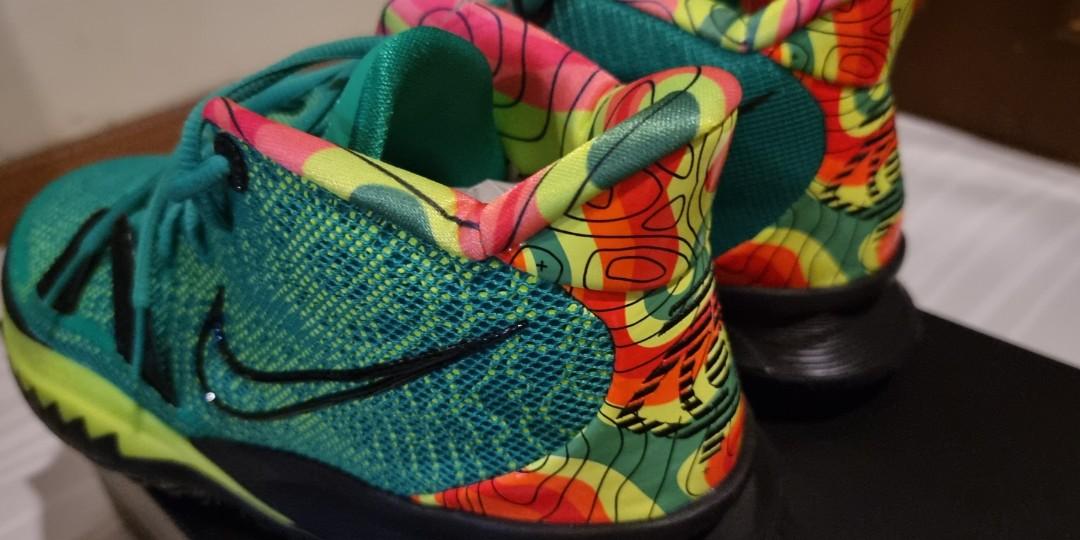 NBA KYRIE 7 GREEN “Weatherman”, Men's Fashion, Footwear, Sneakers on ...