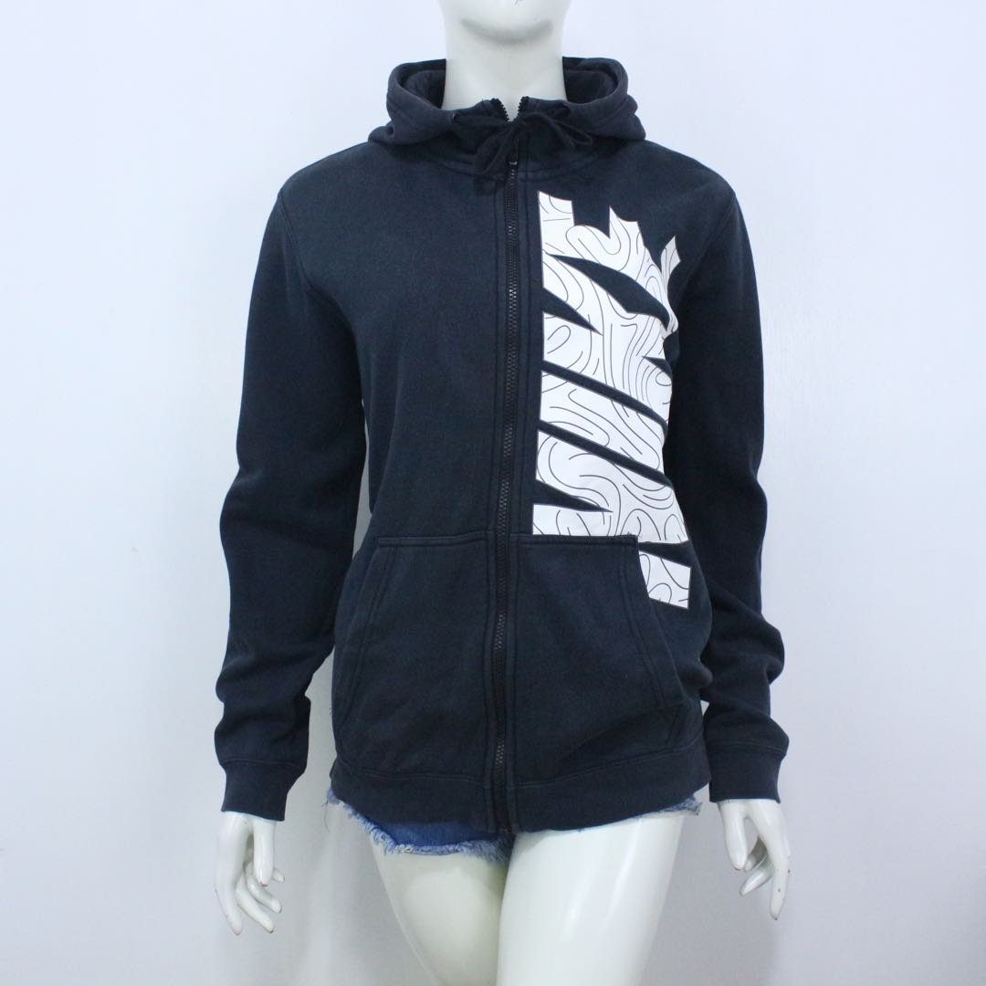 Nike Big Logo Full Zip Hoodie, Men's Fashion, Coats, Jackets and ...
