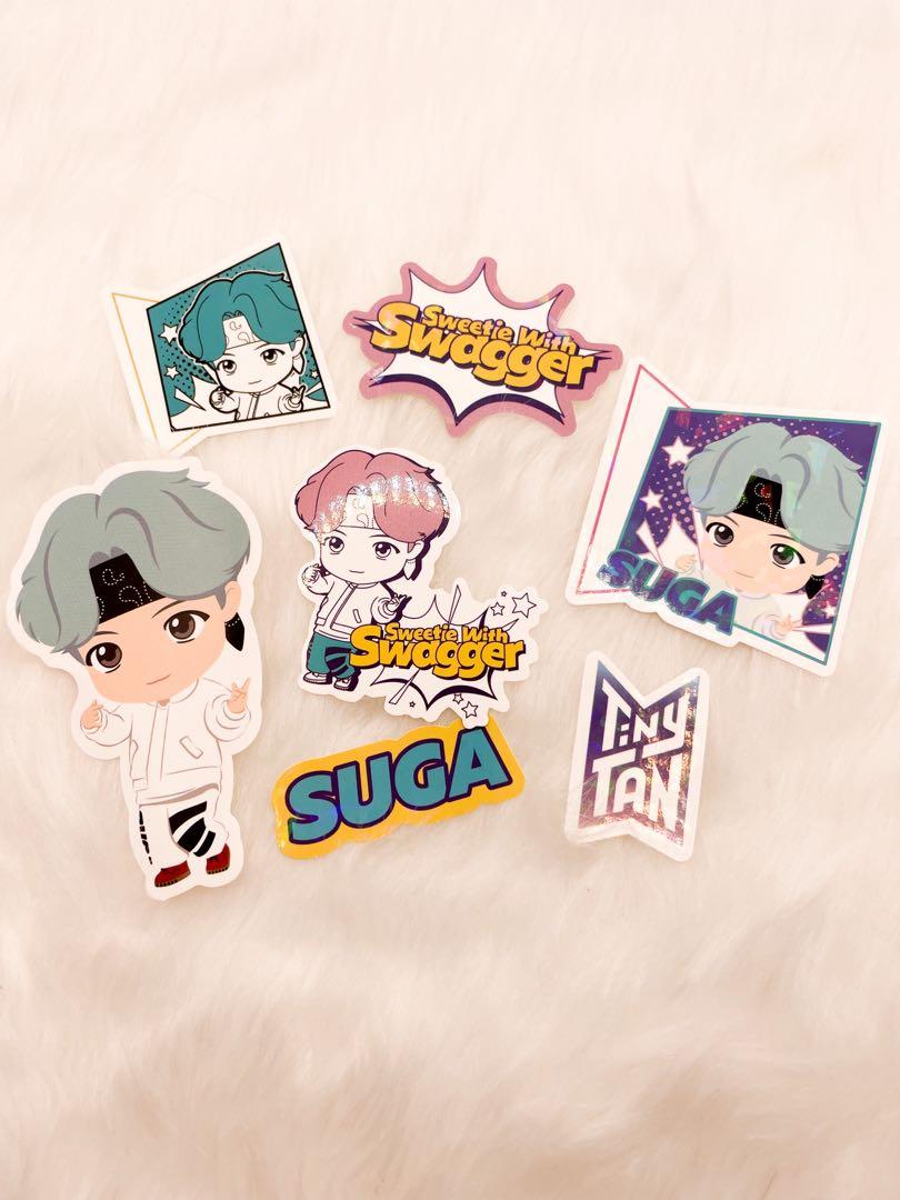 On-hand Official BTS TinyTAN Sticker Set, Hobbies & Toys, Memorabilia & Collectibles, K-Wave on ...