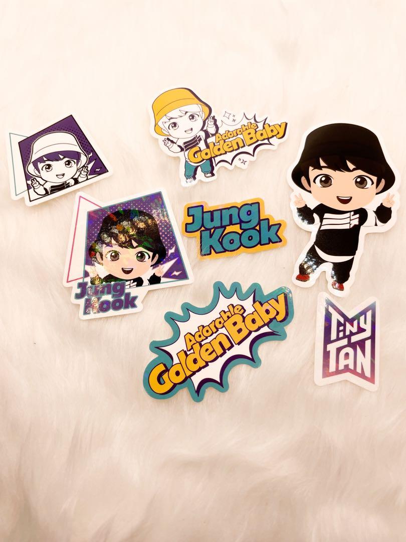 On-hand Official BTS TinyTAN Sticker Set, Hobbies & Toys, Memorabilia & Collectibles, K-Wave on ...