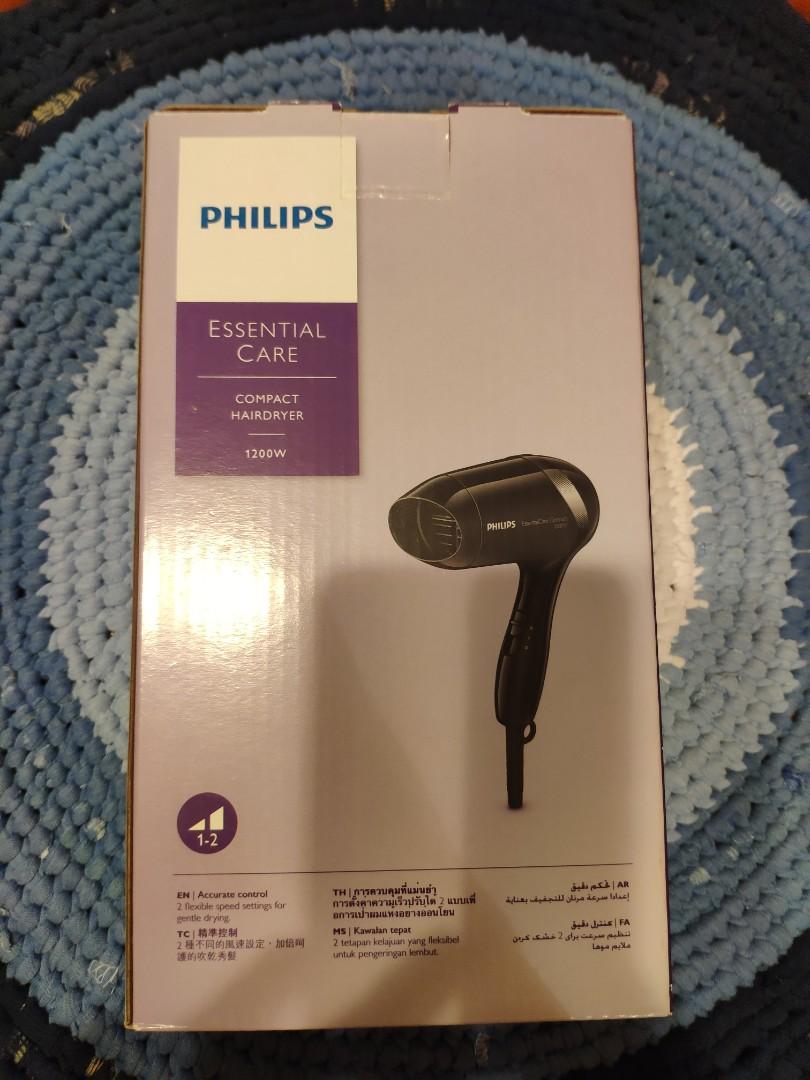 Philips Essential Care Compact Hair Dryer, Beauty & Personal Care, Hair ...