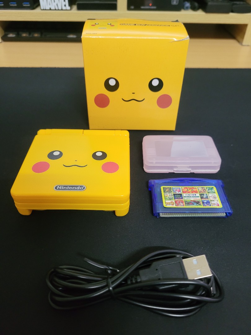Pikachu Gameboy advance SP, Video Gaming, Video Game Consoles, Nintendo ...