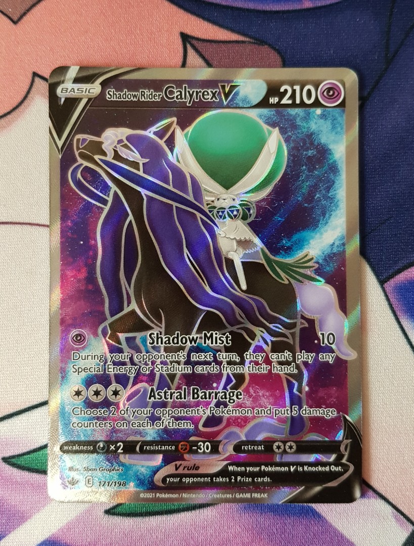 Pokemon shadow rider calyrex v / vmax, Hobbies & Toys, Toys & Games on ...