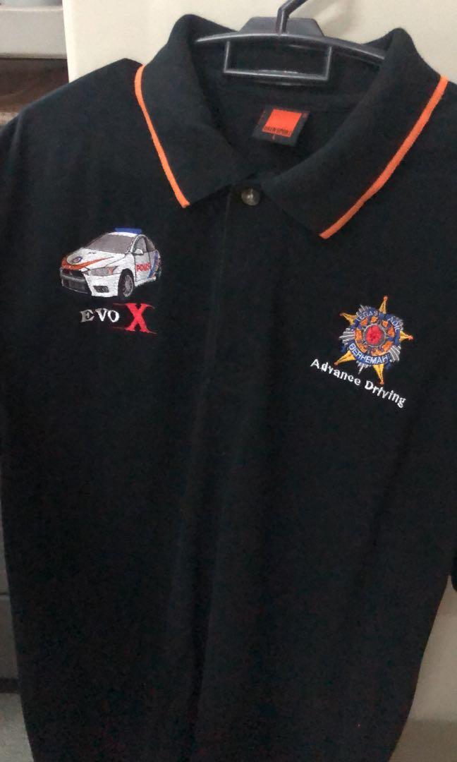 Polis (PDRM) Advance Driving Polo T, Men's Fashion, Tops & Sets ...