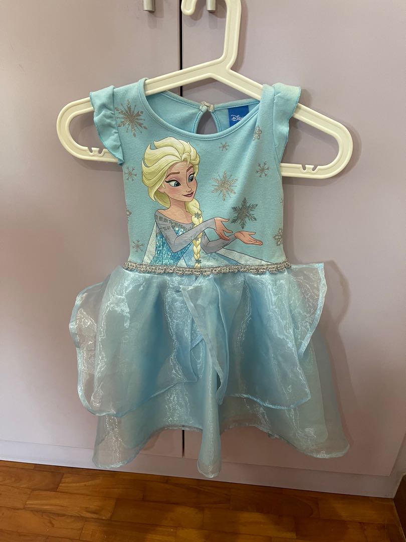 Princess Dress Disney Elsa 4-6 years old, Babies & Kids, Babies & Kids ...