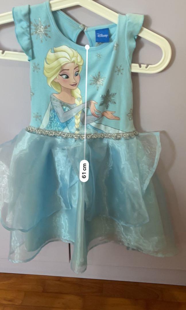 Princess Dress Disney Elsa 4-6 years old, Babies & Kids, Babies & Kids ...