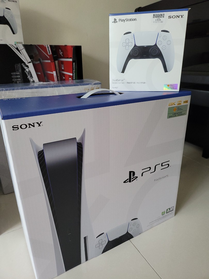 PS5 with extra controller, Video Gaming, Video Game Consoles ...