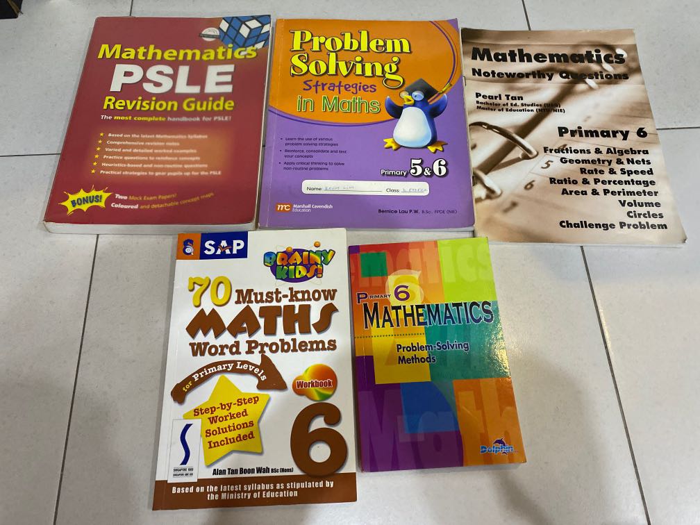 PSLE / P6 Math Guide & Assessment, Hobbies & Toys, Books & Magazines ...