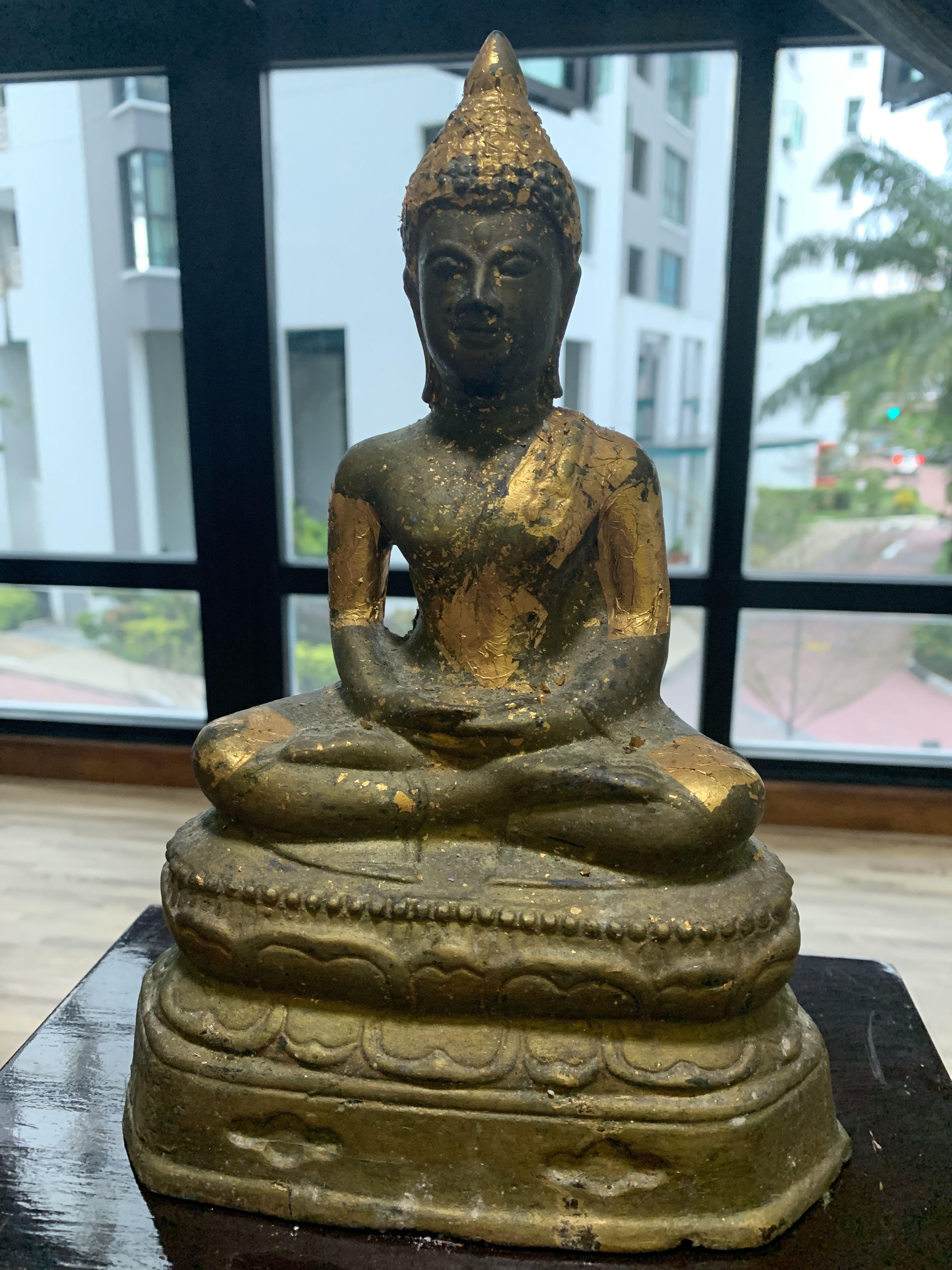 Sayamuni thai bucha thai Buddhism rare bucha, made of metal, only piece ...