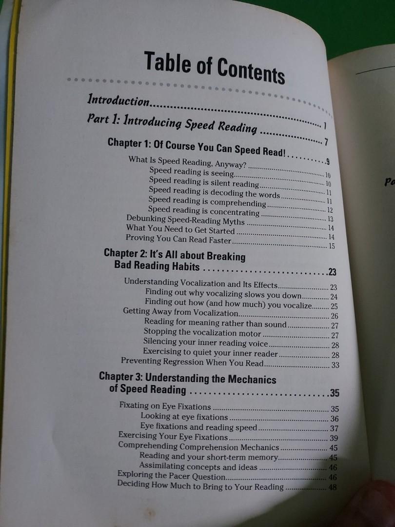 Speed Reading for Dummies, Hobbies & Toys, Books & Magazines, Textbooks ...