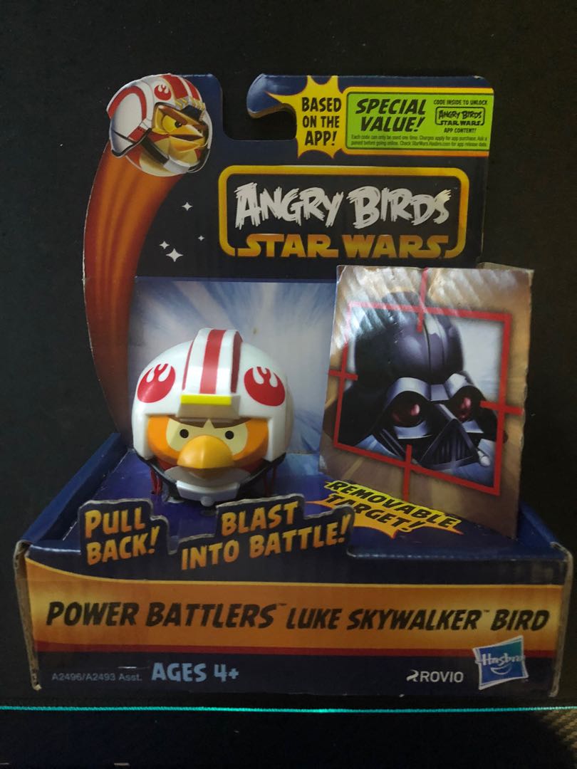 Star Wars Luke Skywalker Angry Birds Power Battlers, Hobbies & Toys ...