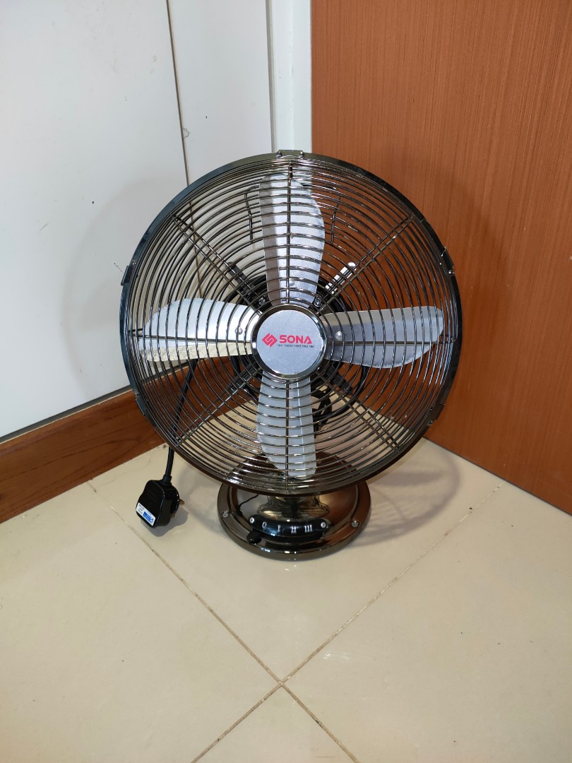 Strong metal "12 Sona power fan ( Antique fan , vintage fan design ...