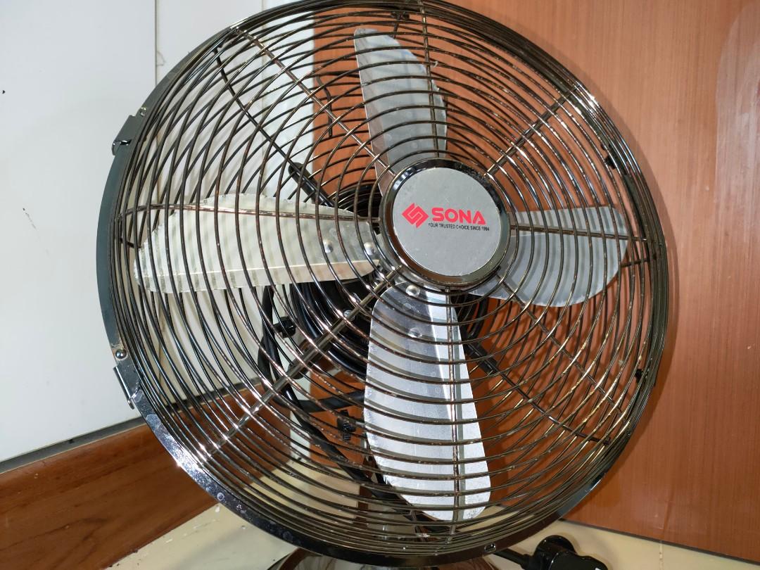 Strong metal "12 Sona power fan ( Antique fan , vintage fan design ...