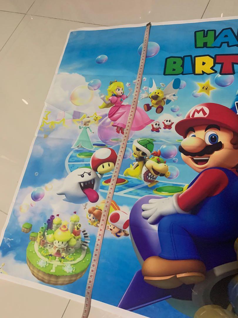 Super Mario world Tarpaulin backdrop, Hobbies & Toys, Toys & Games on ...