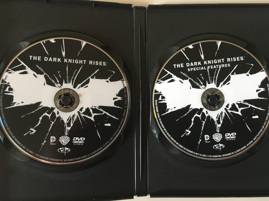 The Dark Knight Rises DVD 2-Disc Special Edition, Hobbies & Toys, Music ...