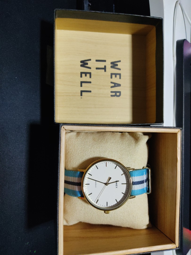 Timex Indigo watch with NATO strap, Luxury, Watches on Carousell