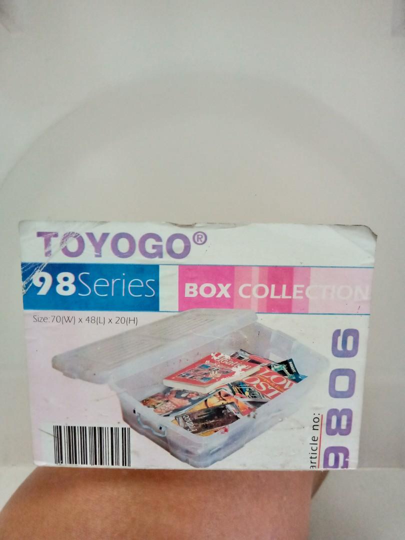 Toyogo Storage Box With Cover 68L - 9806, Furniture & Home Living, Home ...