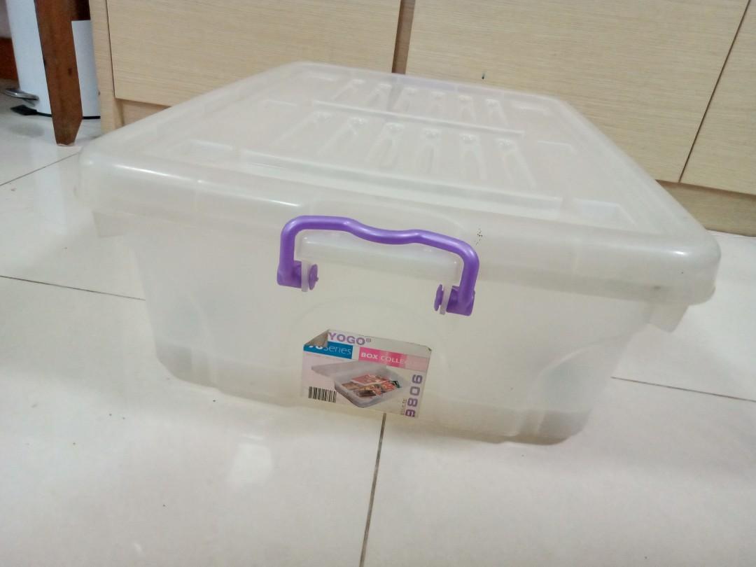 Toyogo Storage Box With Cover 68L - 9806, Furniture & Home Living, Home ...