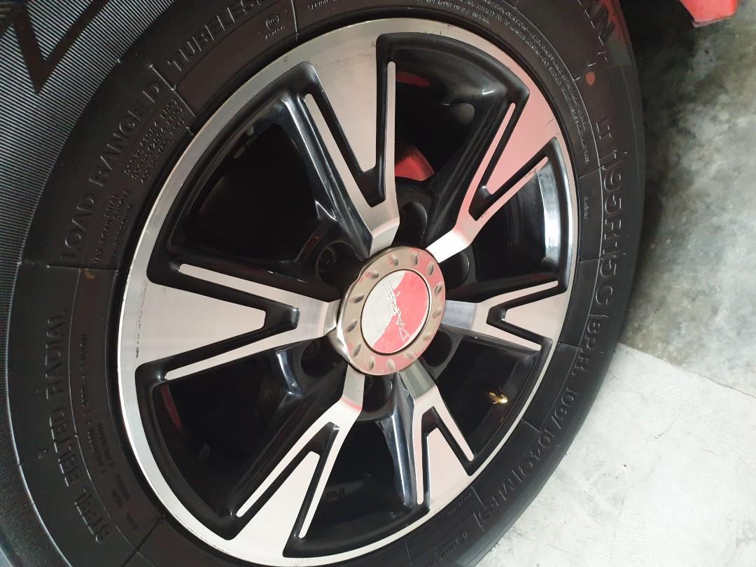 Toyota hiace sport rim, Car Accessories, Tyres & Rims on Carousell